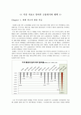 각종 지표로 알아본 금융위기와 대책-1페이지