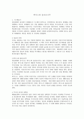 [독후감/서평/요약] 렉서스와 올리브나무 -1페이지