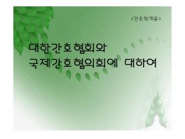 대한간호협회와 국제간호협의회에 대해-1페이지