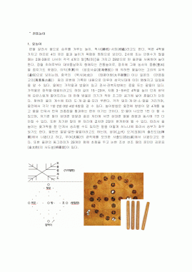 전통놀이의 종류와 기원, 놀이방법-1페이지