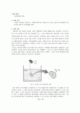 집중열용량 실험 결과 레포트-1페이지