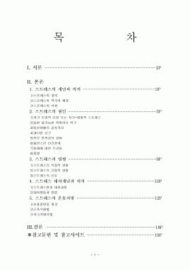 스트레스와 운동-1페이지