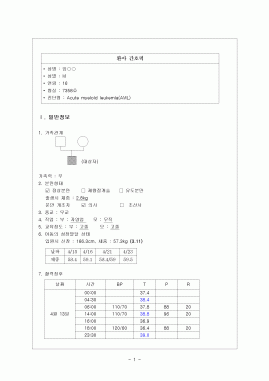 [아동간호학]AML case-1페이지