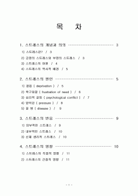 스트레스와 운동처방-1페이지