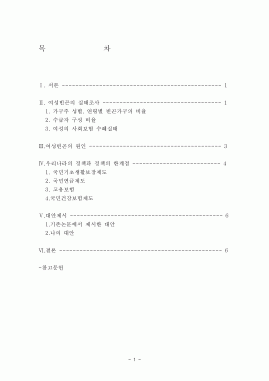 여성빈곤 원인과 정책 문제, 대안점제시-1페이지