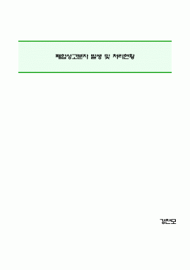 폐합성고분자 발생 및 처리현황-1페이지