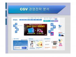 [경영] CGV 경영전략 분석 발표자료-1페이지