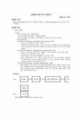 불꽃광도법에 의한 정량분석-1페이지