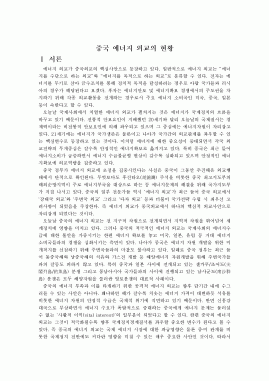 중국에너지외교의 현황-1페이지