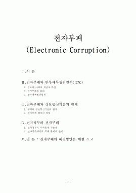 전자부패(Electronic Corruption)-1페이지