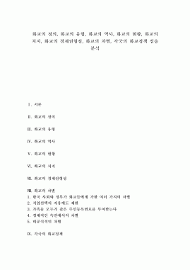 [화교][화교 유형][화교 역사][화교 현황][화교 처지][화교 경제권형성][화교 차별][화교정책]화교의 정의, 화교의 유형, 화교의 역사, 화교의 현황, 화교의 처지, 화교의 경제권형성, 화교의 차별, 각국의 화교정책-1페이지