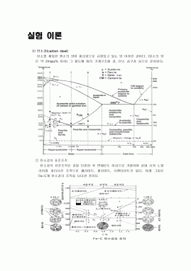 탄소강의 재료조직실험 이론과 방법-1페이지