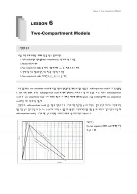 TWO-COMPARTMENT MODEL (임상 약물 동태)-1페이지