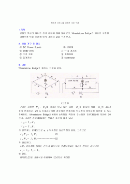  [물리실험] 휘스톤브릿지-1페이지