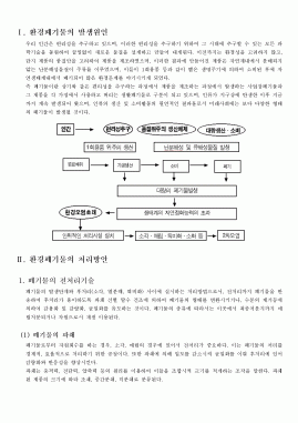 환경폐기물의 발생원인 처리방안-1페이지