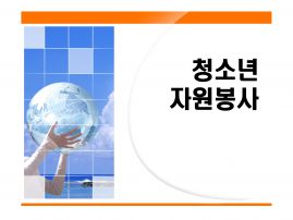 [사회과학] 청소년자원봉사활동-1페이지