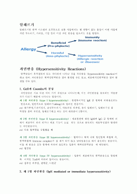 면역결핍 - 알레르기, 면역결핍증, 과민반응, 자가면역증-1페이지