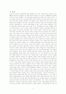 노년기 우울증의 원인과 치료방법-1페이지