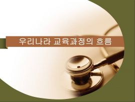 우리나라 교육과정의 흐름에 대한 분석PPT-1페이지