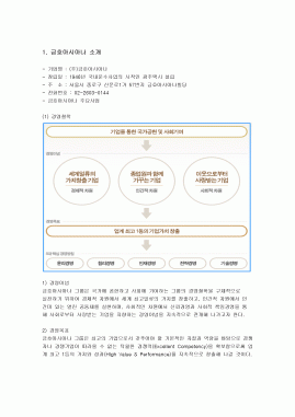 금호아시아나의 고객만족경영-1페이지