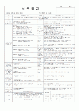 평가인증 통과한 9월 건강한 몸과 마음 보육일지 (6~7세 통합) 보육일지 관찰일지 신입원아적응일지 어린이집 만4,5세 통합보육 건강한 몸과 마음 평가인증-1페이지