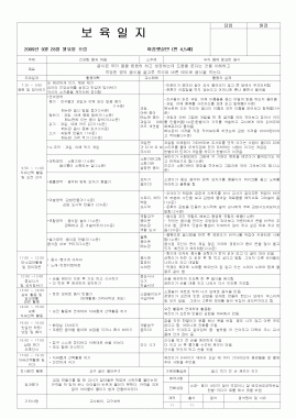 평가인증 통과한 9월 건강한 몸과 마음 보육일지 (6~7세 통합) 주제는 건강한 몸과 마음이며 소주제는 우리 몸에 필요한 음식-1페이지