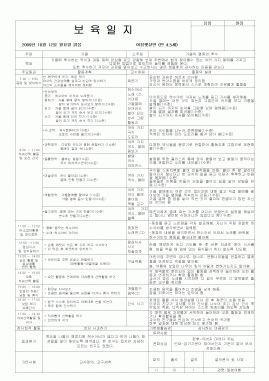 평가인증 통과한 10월 가을 보육일지 (6~7세 통합) :가을 열매와 곡식-1페이지