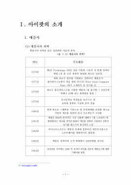 아이팟의 마케팅분석-1페이지