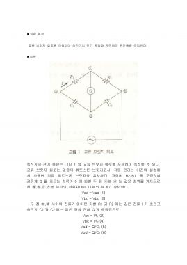 전기 용량과 유전율 측정 예비레포트-1페이지