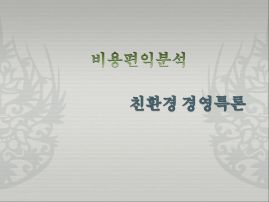 비용편익분서과 환경비용편익분석 사례.pptx-1페이지