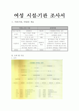 사회복지시설조사서-1페이지