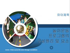 유아체육 놀이운동 프로그램의 구성원리 및 요소-1페이지