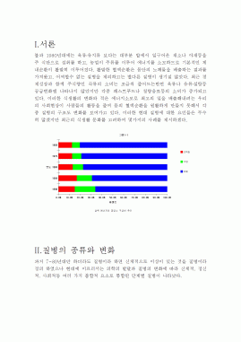 레포트)질병과 영양섭취의 변화와 건강한 식생활의 유지방안-1페이지