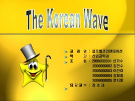 한류열풍(영어)ppt-1페이지