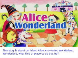 영어 스토리텔링/연극 -이상한 나라의 엘리스 Alice in Wonderland-1페이지