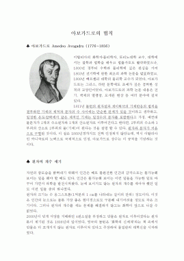 아보가드로의 법칙에 대한 수업 지도안-1페이지