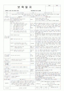 평가인증 통과한 만 4~5세통합보육일지12월 겨울&도구와기계: 미래의 도구와 기계-1페이지