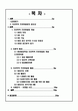 지리학적 프로파일링-1페이지