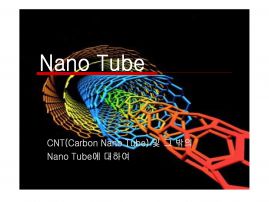 탄소나노튜브,CNT(Carbon Nano Tube) 및 그 밖의 Nano Tube에 대하여-1페이지