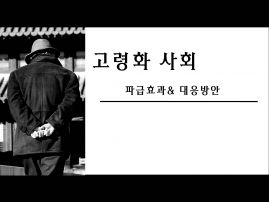 고령화사회의 파급효과 및 대응방안-1페이지