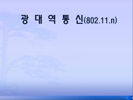 802.11과 802.11n에 대하여-1페이지