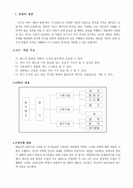 농구지도안 세안입니다. 교생실습. 수업지도안-1페이지