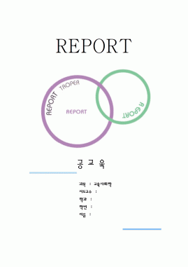 [교육사회학]공교육의 발달과정과 특성, 문제 대안, 개선방안에 관한 분석 조사 -1페이지