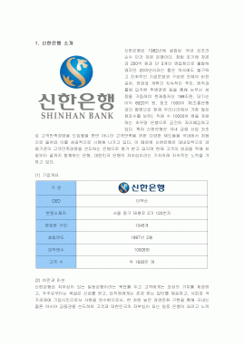 신한은행의 MIS 분석-1페이지