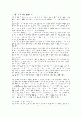 기업의 이미지 향상 전략과 기업의 위기 사전방지를 위한 계획-1페이지