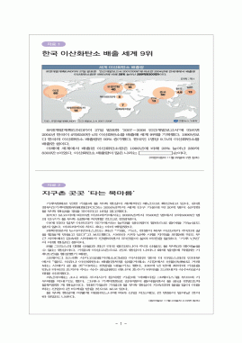 우리나라 환경오염과 대책-1페이지