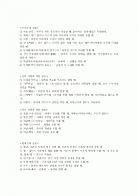 2007년 2학기 언어예절 중간시험과제물 공통(편지쓰기)-1페이지