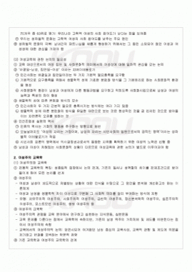 2009년 동계계절시험 여성교육개론 시험범위 핵심체크-1페이지