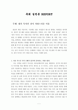 내가 목사인것이 자랑스러운 이유-1페이지