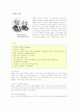 다국적기업 P&G의 인사제도 분석-1페이지